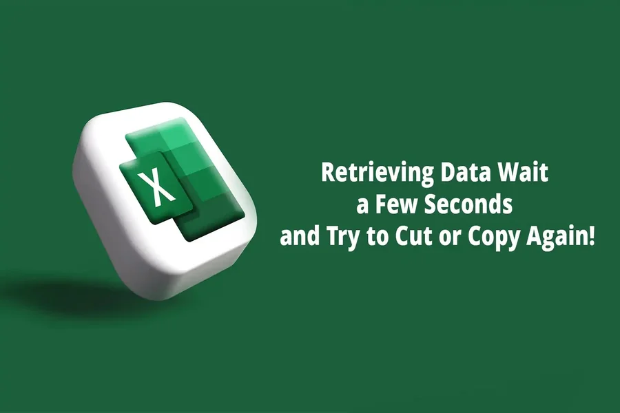Retrieving data. Wait a few seconds and try to cut or copy again ...
